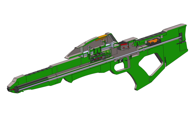 Type 3A Phaser Rifle - Star Trek First Contact - STL - Pinshape
