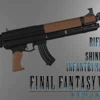 3D Printed Final Fantasy VII - Shinra Infantryman - Rifle by ...