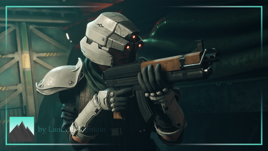 3D Printed Final Fantasy VII - Shinra Infantryman - Rifle by ...