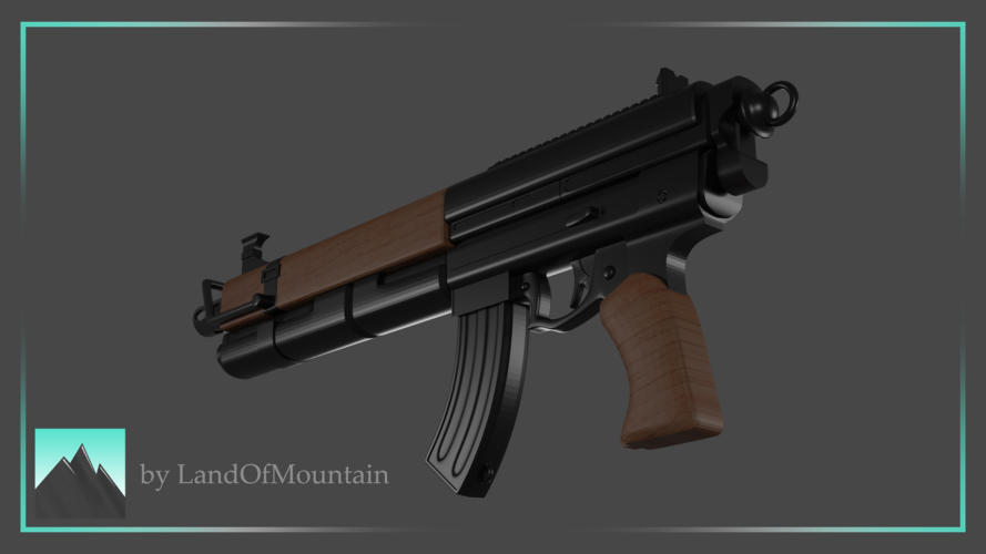 3D Printed Final Fantasy VII - Shinra Infantryman - Rifle by ...