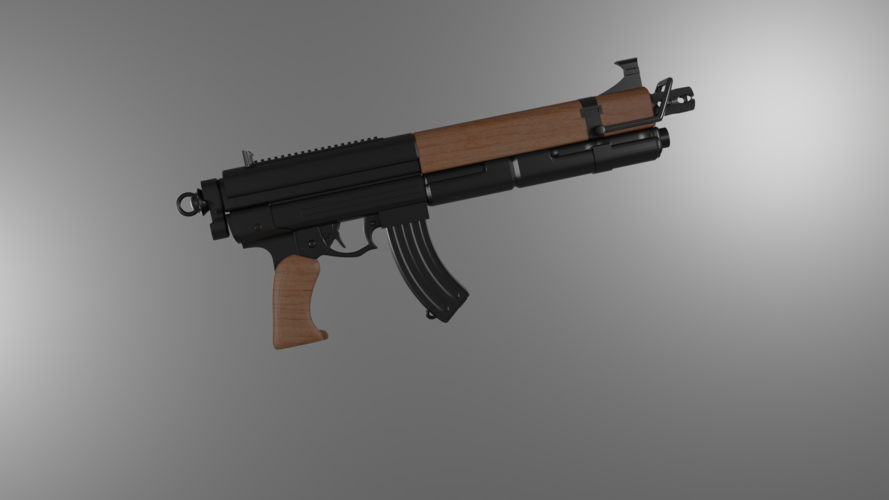 3D Printed Final Fantasy VII - Shinra Infantryman - Rifle by ...