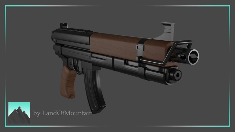 3D Printed Final Fantasy VII - Shinra Infantryman - Rifle by ...