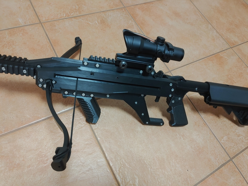 Rattlesnake Repetier-Crossbow Pistol with magazine - Pinshape