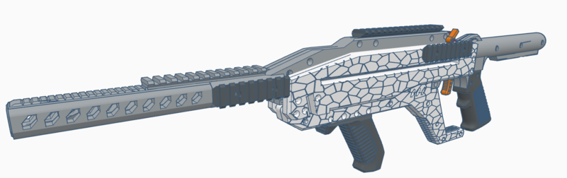 Rattlesnake Repetier-Crossbow Pistol with magazine - Pinshape