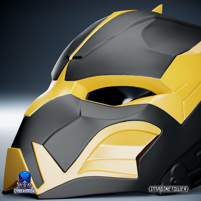 Cyber Cat Sci-fi Mask - Pinshape