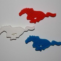 3D Printed Mustang magnet by henrik_pedersen | Pinshape