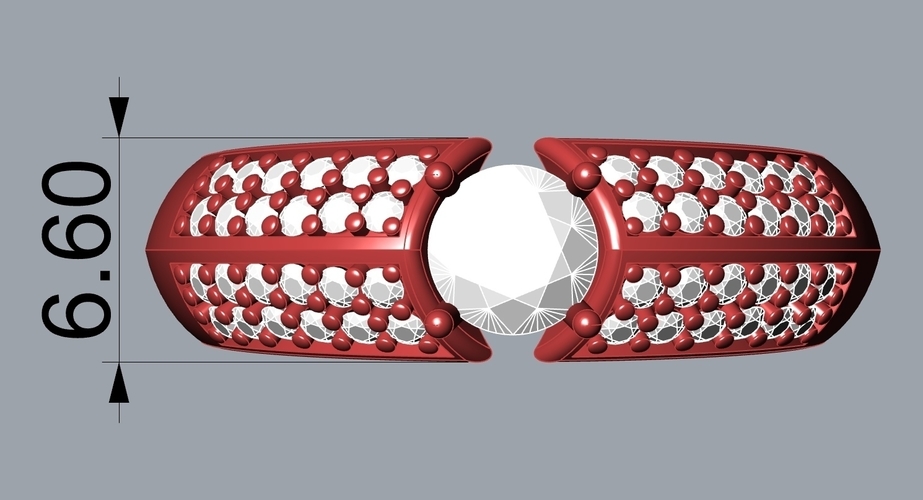 3D Printed DIAMOND RING by Leandro Paixão | Pinshape