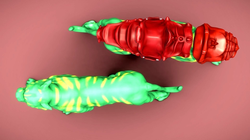 Battle Cat and Cringer 1982 - Pinshape