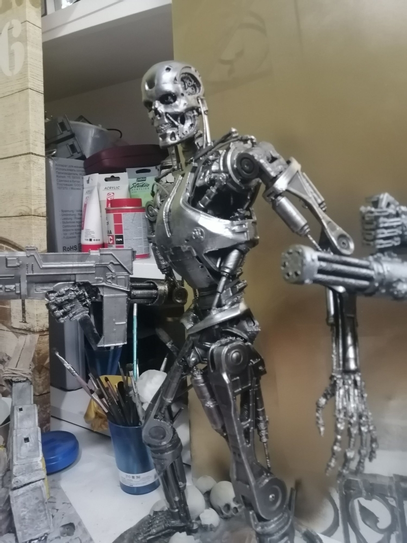 Terminator T-800 Endoskeleton Rekvizit 3D print model - Pinshape