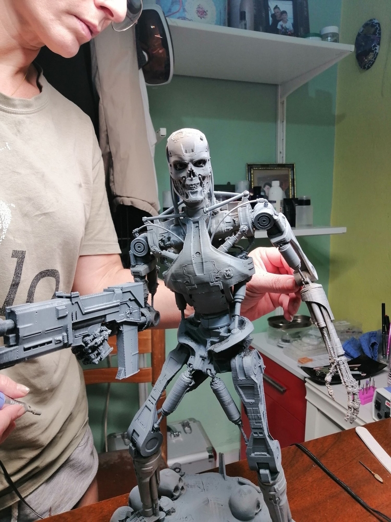 Terminator T-800 Endoskeleton Rekvizit 3D print model - Pinshape