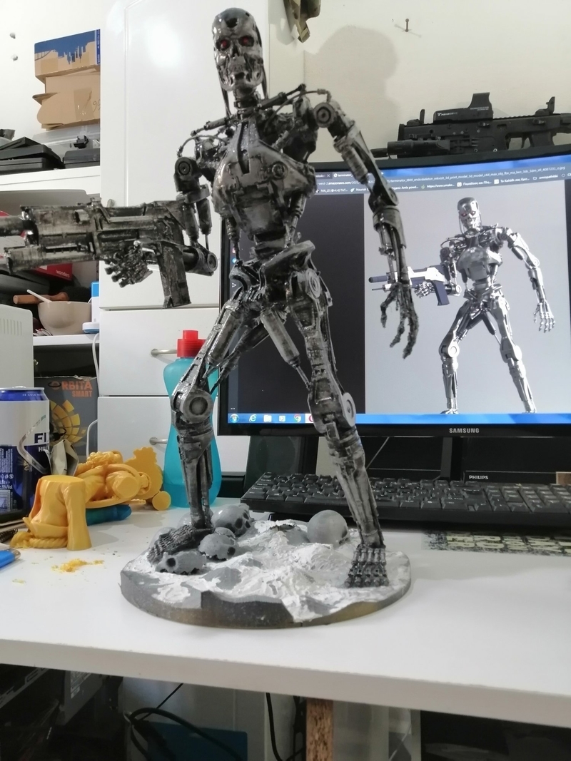 Terminator T-800 Endoskeleton Rekvizit 3D print model - Pinshape