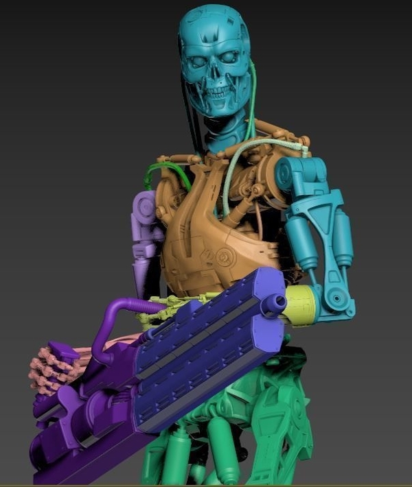 Terminator T-800 Endoskeleton Rekvizit 3D print model - Pinshape