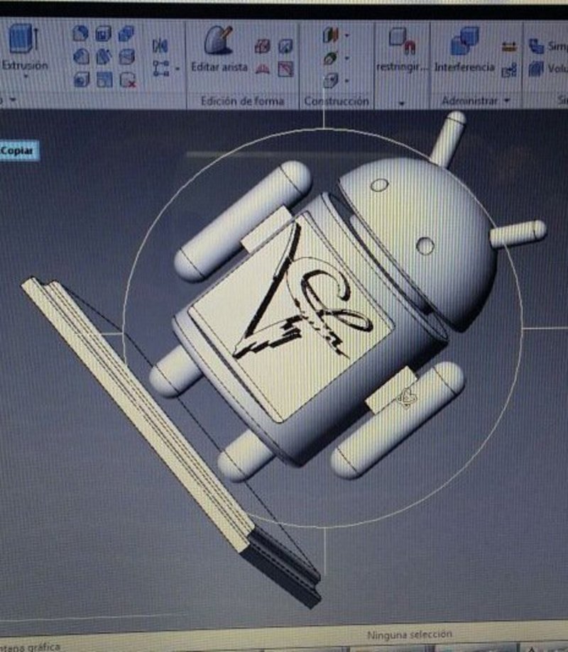 Customizable robot android - Pinshape