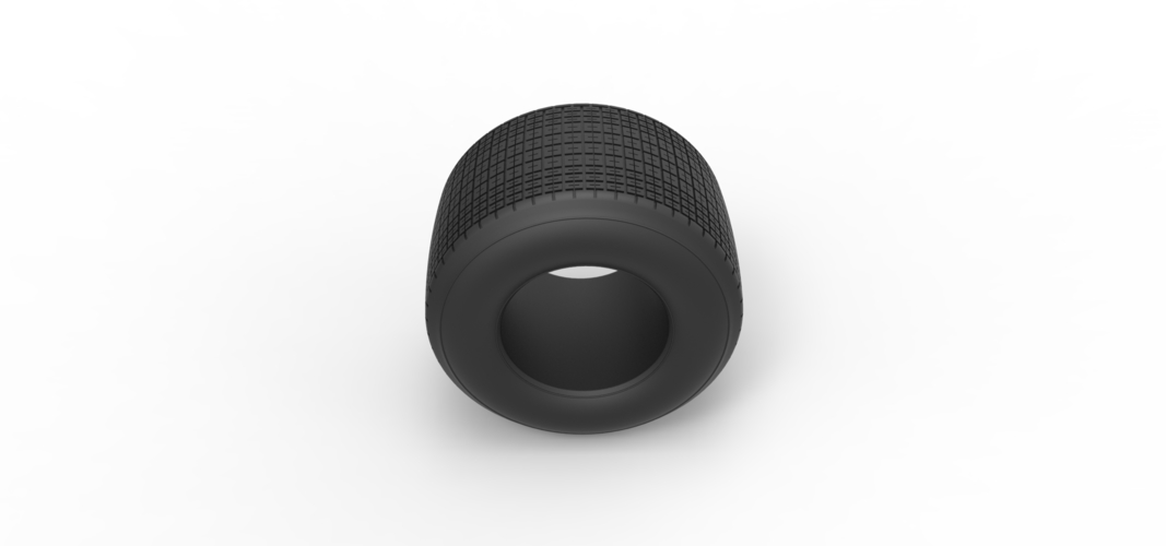 3D Printed Dirt Sprint racing tire 11 Scale 1:25 by CosplayItemsRock ...