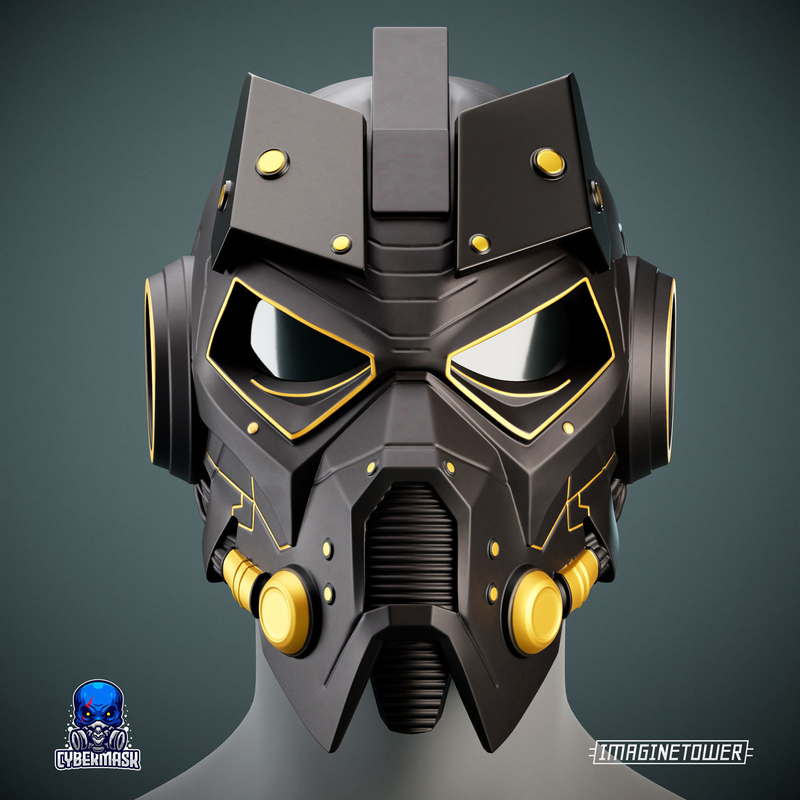 Sci-fi Cosplay Mask - Pinshape