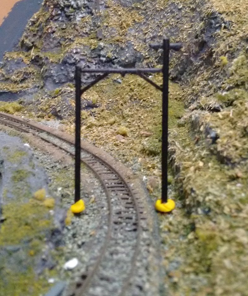 n scale overhead line poles - Pinshape