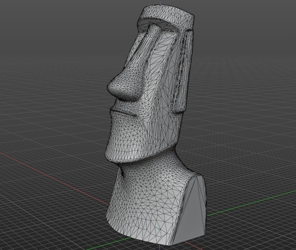 3D Printed Moai by Sepet | Pinshape