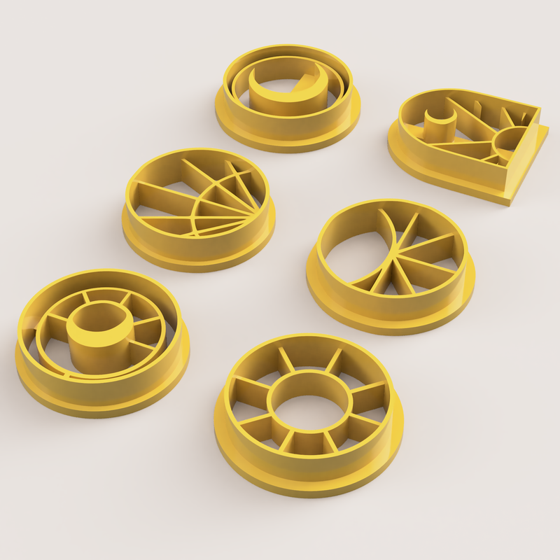 MOON POLYMER CLAY CUTTER - Pinshape