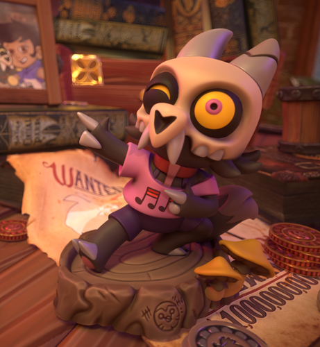 3D Printed the owl house king dancing tohfanart toh by starbourgo ...