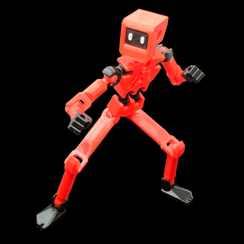 EASY TO PRINT - ACTION FIGURE (FULLY ARTICULATED PLA) - Pinshape