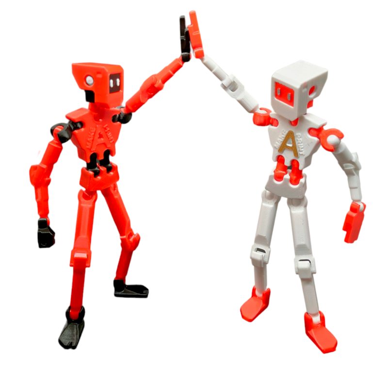EASY TO PRINT - ACTION FIGURE (FULLY ARTICULATED PLA) - Pinshape