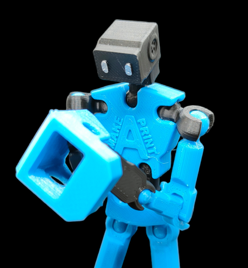 EASY TO PRINT - ACTION FIGURE (FULLY ARTICULATED PLA) - Pinshape