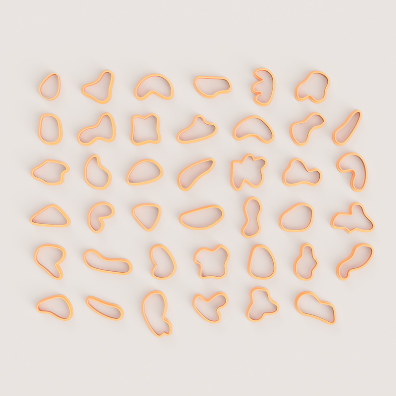 MEGA SUPER POLYMER CLAY CUTTER SET - Pinshape