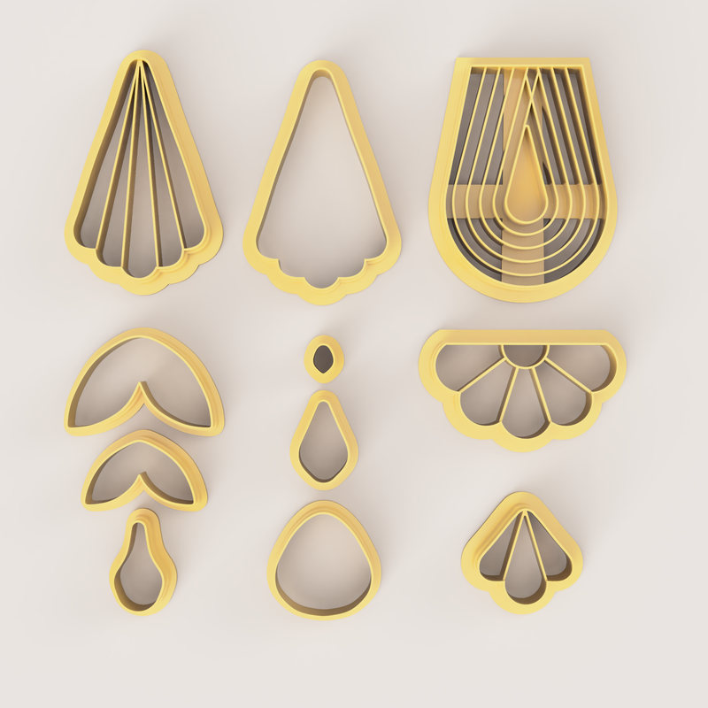 MEGA SUPER POLYMER CLAY CUTTER SET - Pinshape