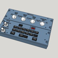 3D Printed A320 ECAM control panel by Ran Petel | Pinshape