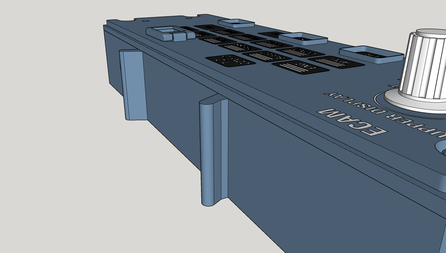 3D Printed A320 ECAM CONTROL PANEL & SWITCHING PANEL by Ran Petel ...