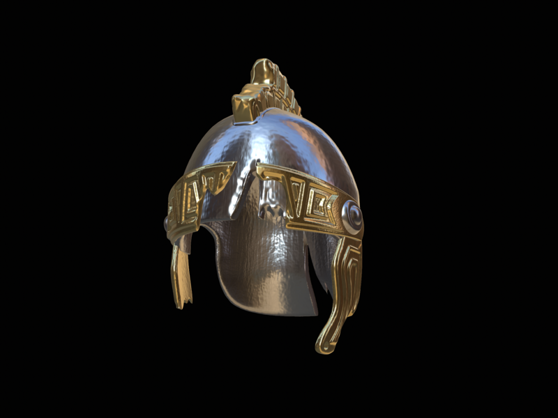 3. very broken Helmet rome Antiquity - Pinshape