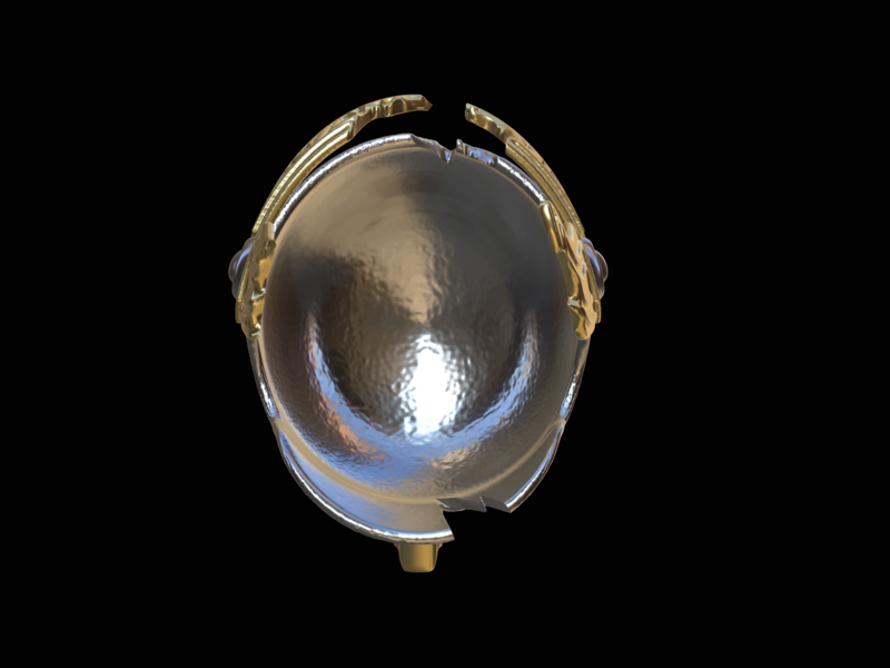 3. very broken Helmet rome Antiquity - Pinshape