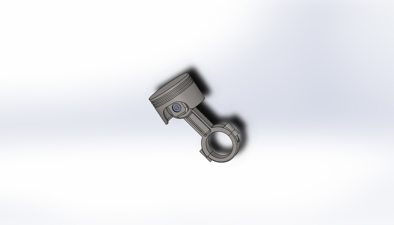 MODERN ENGINE PARTS FOR ASSEMBLY PRACTICE/ FUN/ EDUCATION - Pinshape