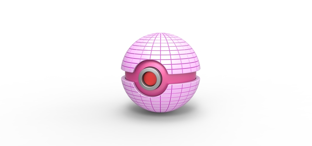 3D Printed Dynamax Poke Ball by CosplayItemsRock | Pinshape