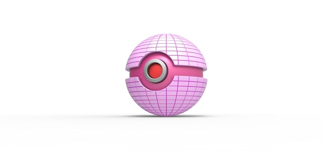 3D Printed Dynamax Poke Ball by CosplayItemsRock | Pinshape