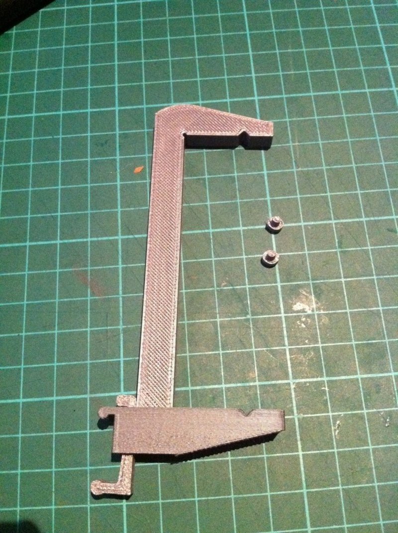 Hobby clamp with stopper pins - Pinshape