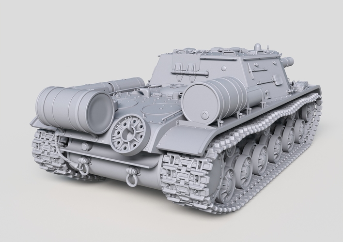 3D Printed SU-152 by Zenislew | Pinshape