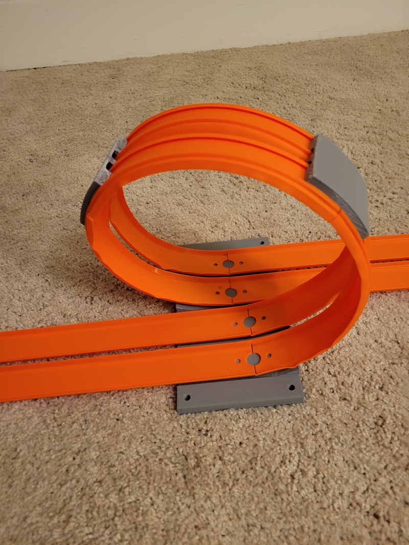 Two-Track Loop for Hot Wheels Cars and Monster Trucks - Pinshape