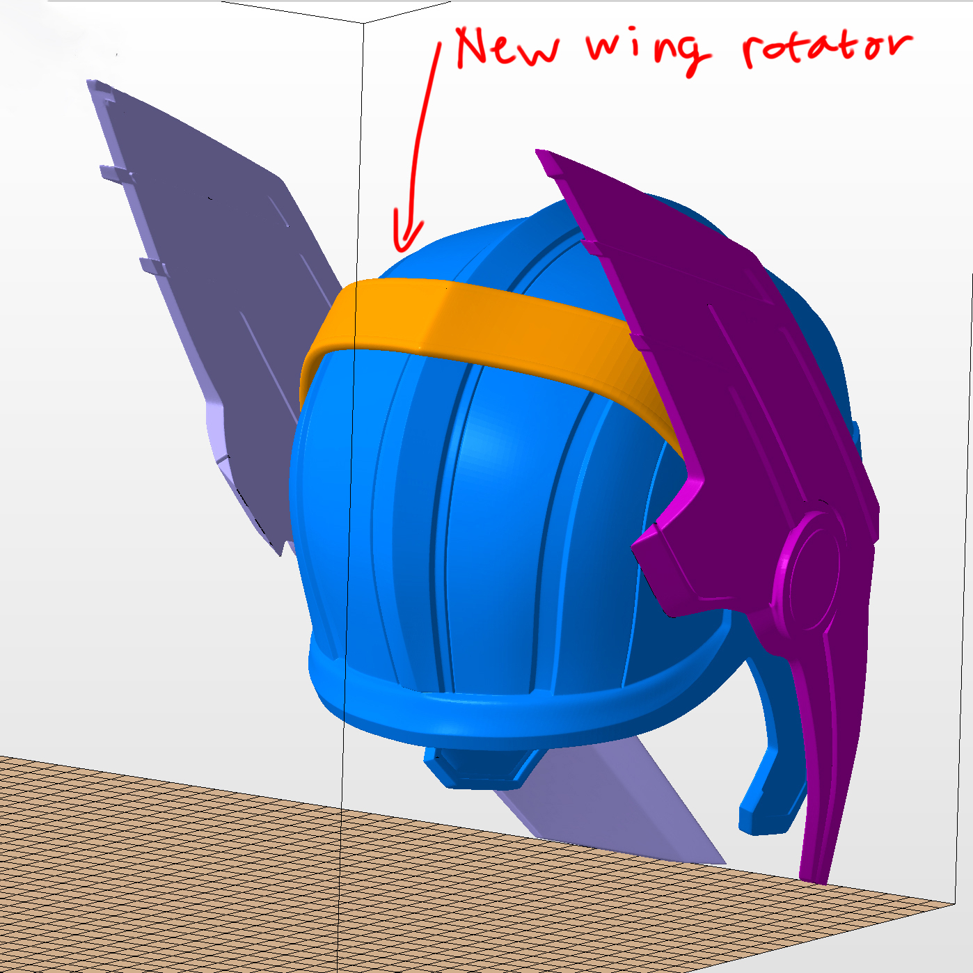Thor Ragnarok Helmet Template