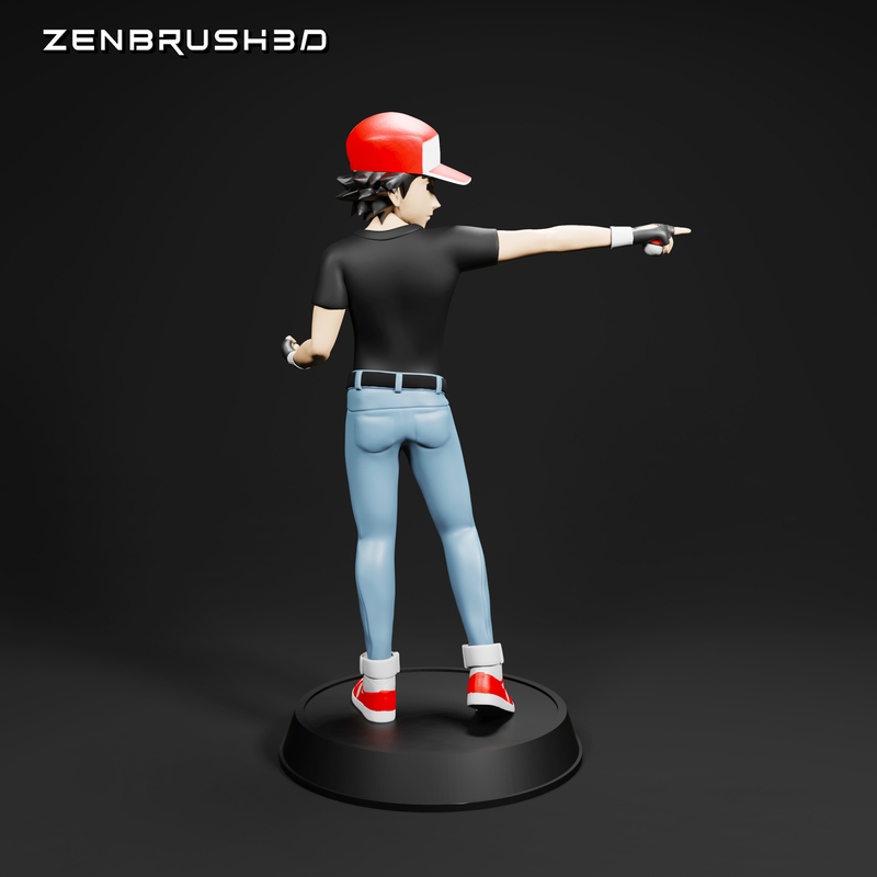 RED - POKEMON 3D PRINTING MODEL STL - Pinshape