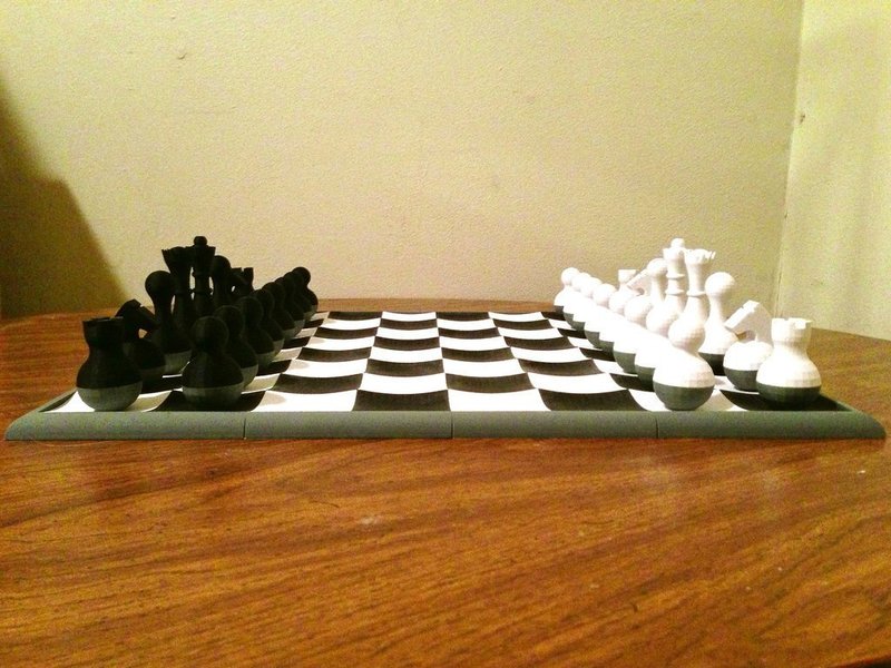 Wobbly Chess Set - Pinshape
