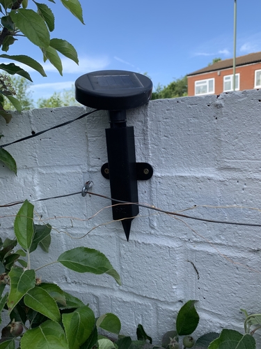 3D Printed Outdoor Solar Lights panel Holder by Robin Harper | Pinshape