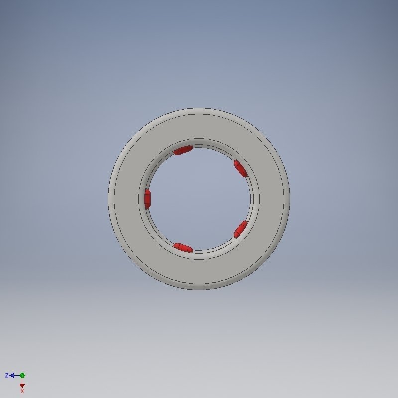 LM8UU linear pad bearing - Pinshape