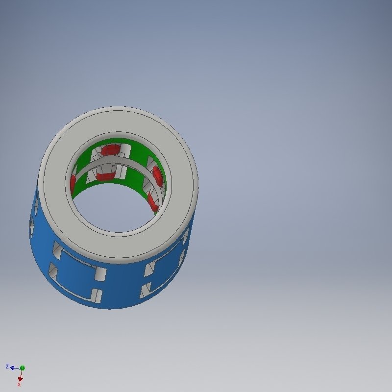 LM8UU linear pad bearing - Pinshape