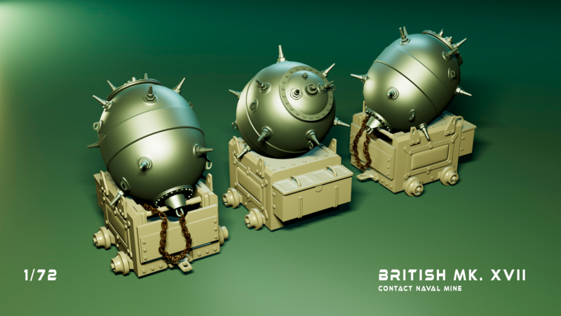British MK XVII naval mine - Pinshape