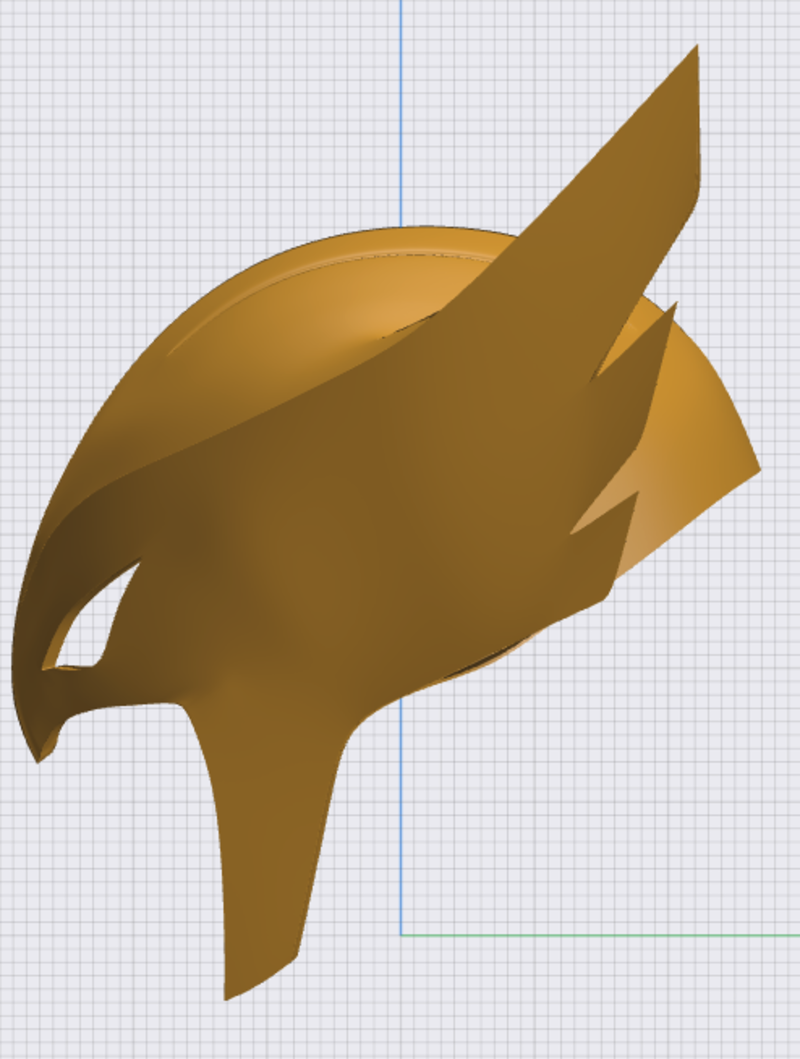Hawk Girl 3D Printable Helmet: Animated Series style - Pinshape
