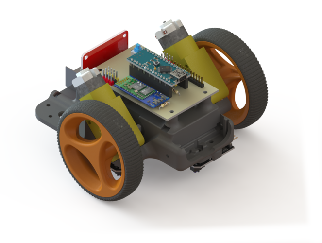 3D Printed MAKUN - KIT DE ROBÓTICA (SOCCER, MAZE, LINE FOLLOWER) by ...