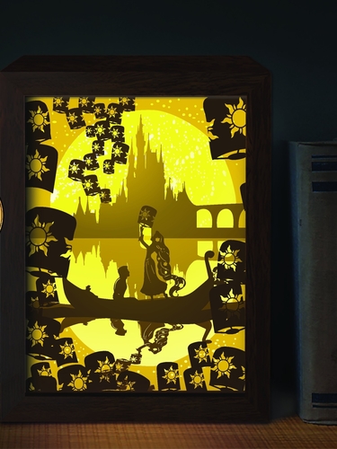 3D Printed rapunzel lightbox by jesus lopez norte | Pinshape