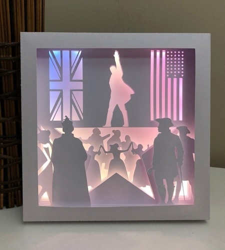 3D Printed hamilton lightbox by jesus lopez norte | Pinshape