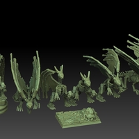 Heroes of Might and Magic 3 Bone Dragon - Pinshape